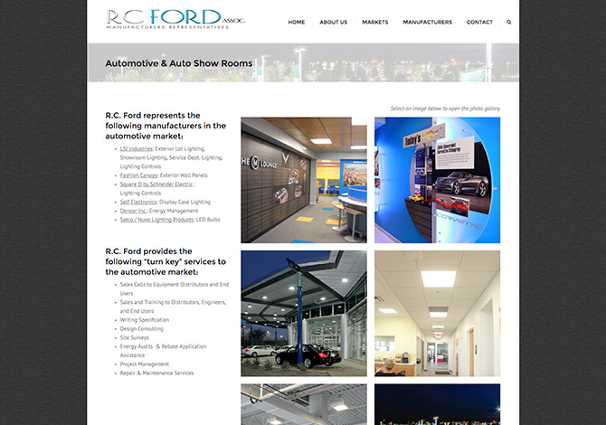 RC Ford Associates | Radiant Web Design | WordPress Websites ...